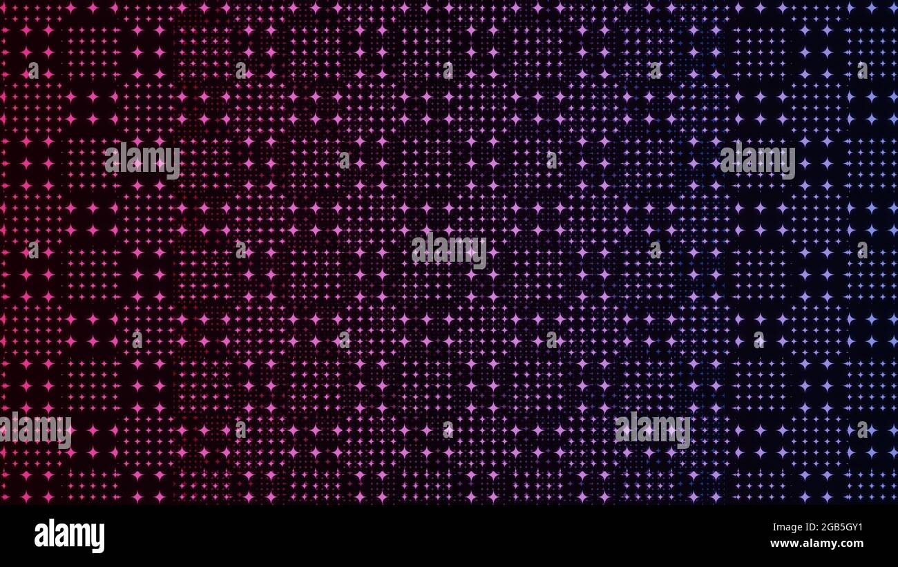 3D seamless illustration of dots and squares - abstract background for ...