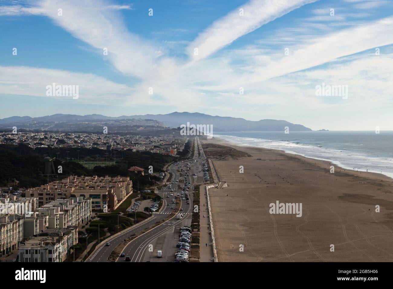 Ocean beach outer sunset san francisco High Resolution Stock ...