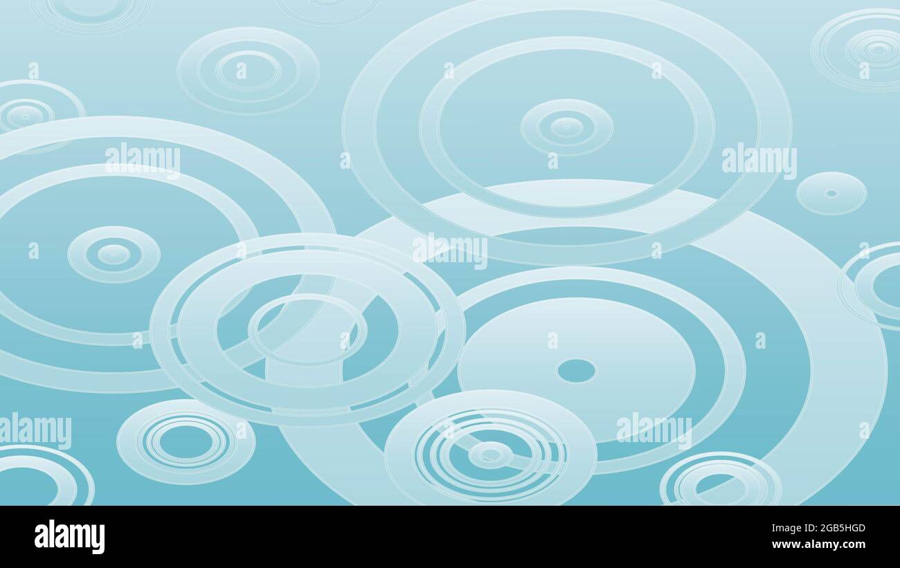 abstract blue background with circles Stock Photo - Alamy
