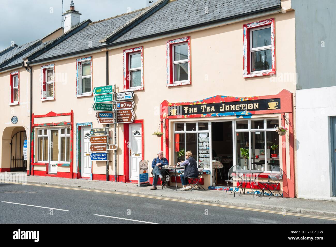 The Tea Junction, Ballyvaughan, County Clare, Ireland Stock Photo - Alamy