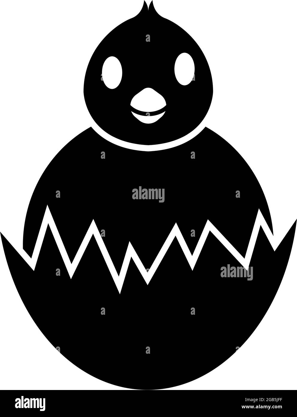 Poultry hen chick hatching yellow Stock Vector Images - Alamy