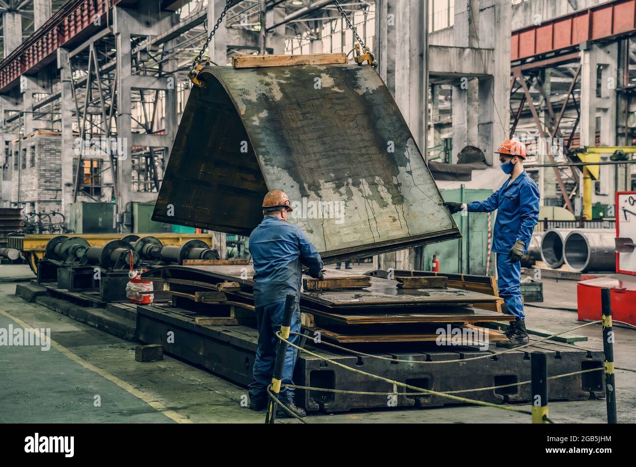 Steel fabrication plant hi-res stock photography and images - Alamy