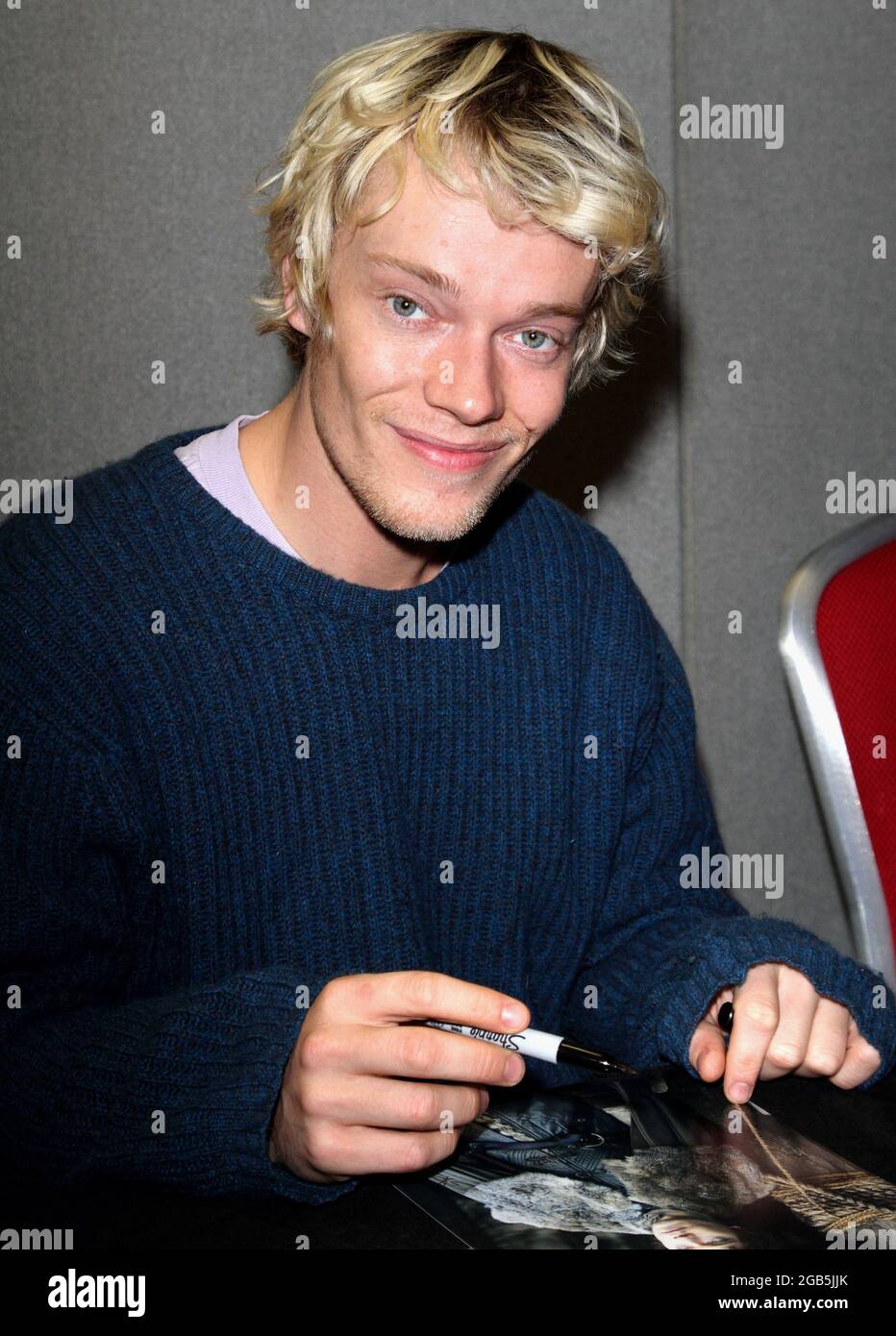 Milton Keynes. Buckinghamshire. UK. . Alfie Allen at the Celebrities ...
