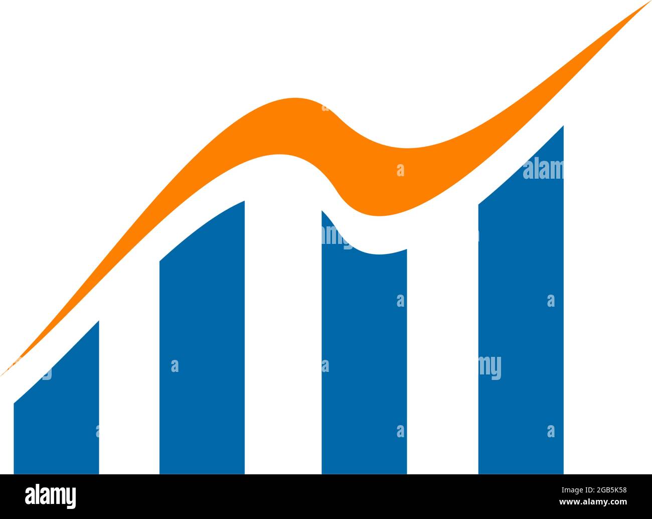 Up chart graphic logo design vector template Stock Vector Image & Art ...