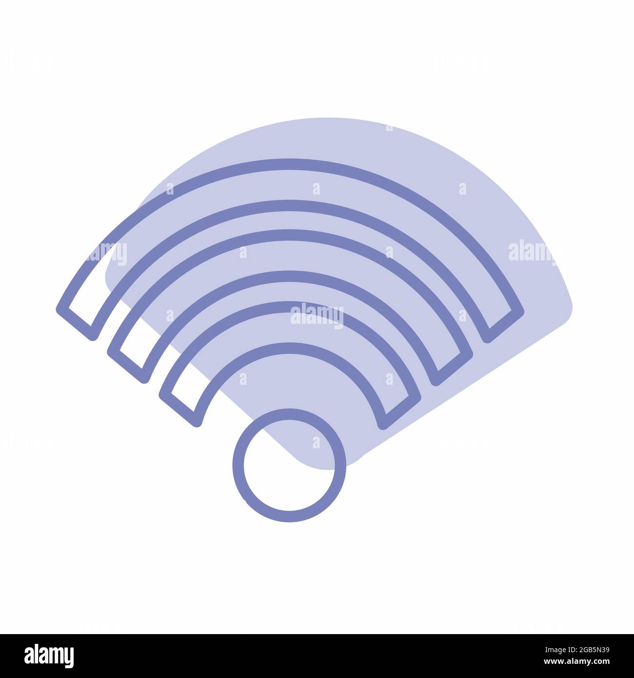 WiFi Connection - Twins Style - simple illustration. Editable stroke ...