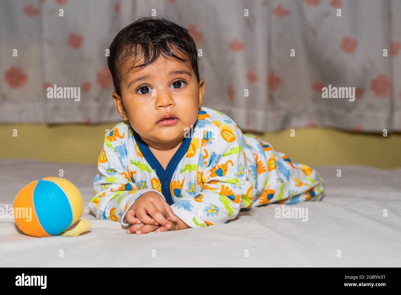 Portrait of an adorable baby boy from India Stock Photo - Alamy