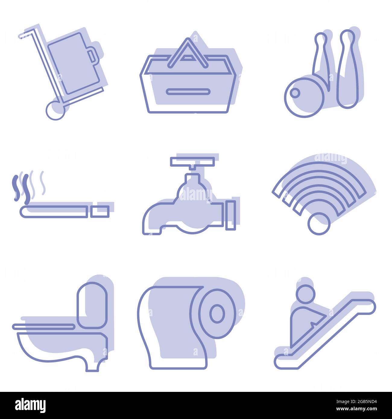 Hotel bar decor Stock Vector Images - Alamy