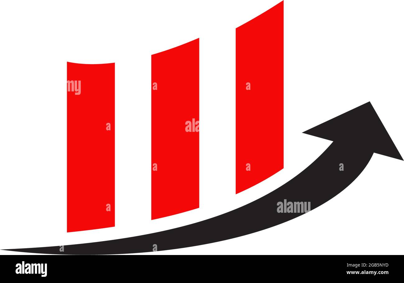 Sales chart logo Stock Vector Images - Alamy