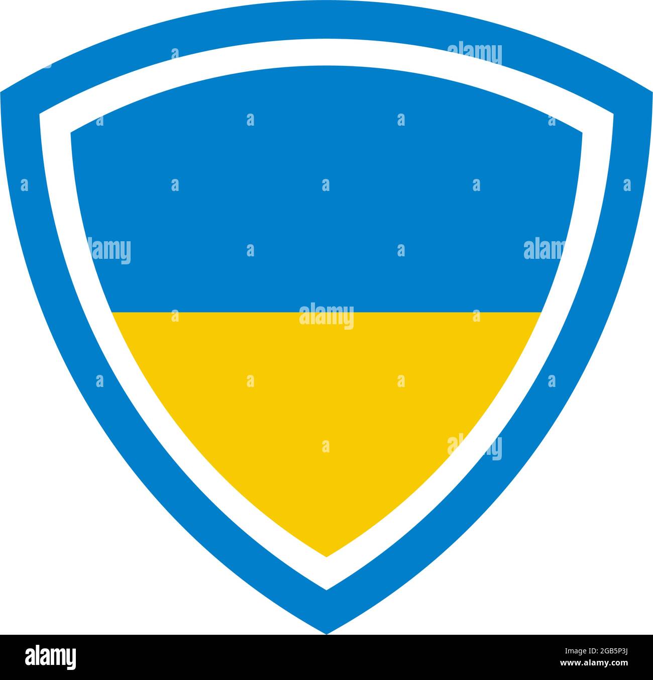 Ukraine flag icon logo design vector template Stock Vector Image & Art ...