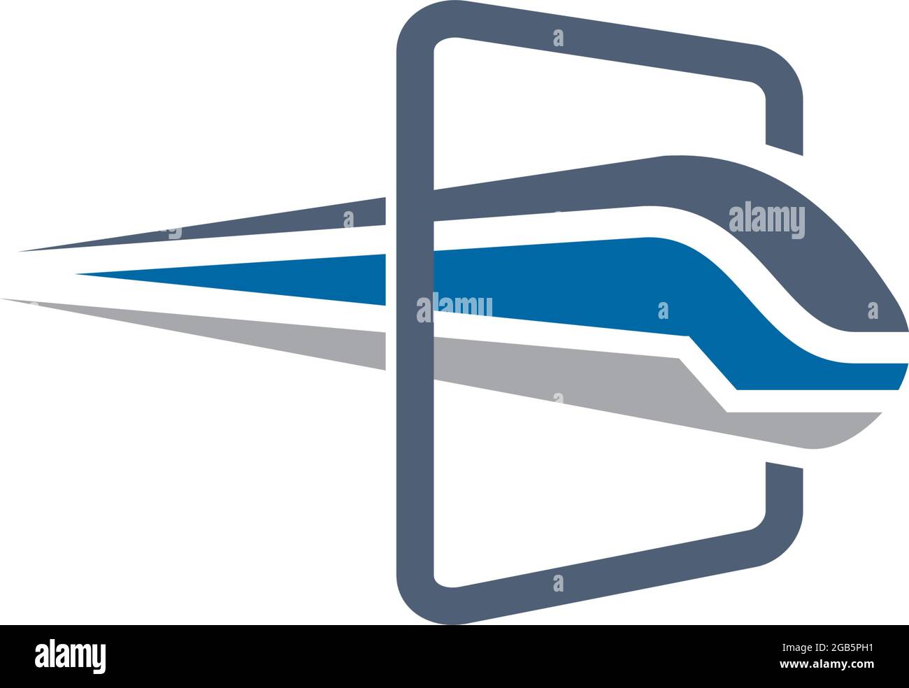 Railway train logo design vector template Stock Vector Image & Art - Alamy