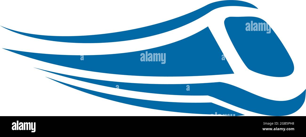 Railway train logo design vector template Stock Vector Image & Art - Alamy