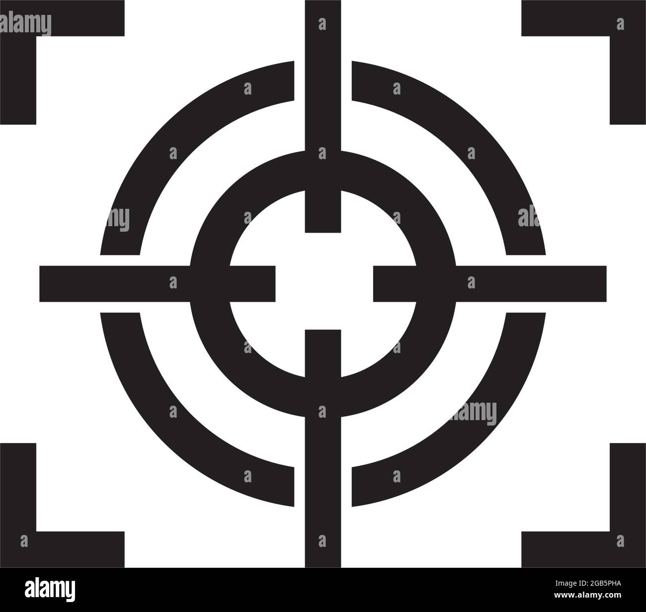 Shooting target logo design vector template Stock Vector Image & Art ...