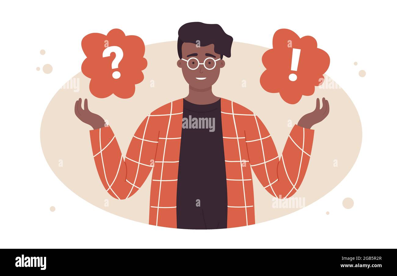 Teenager problem solving Stock Vector Images - Alamy