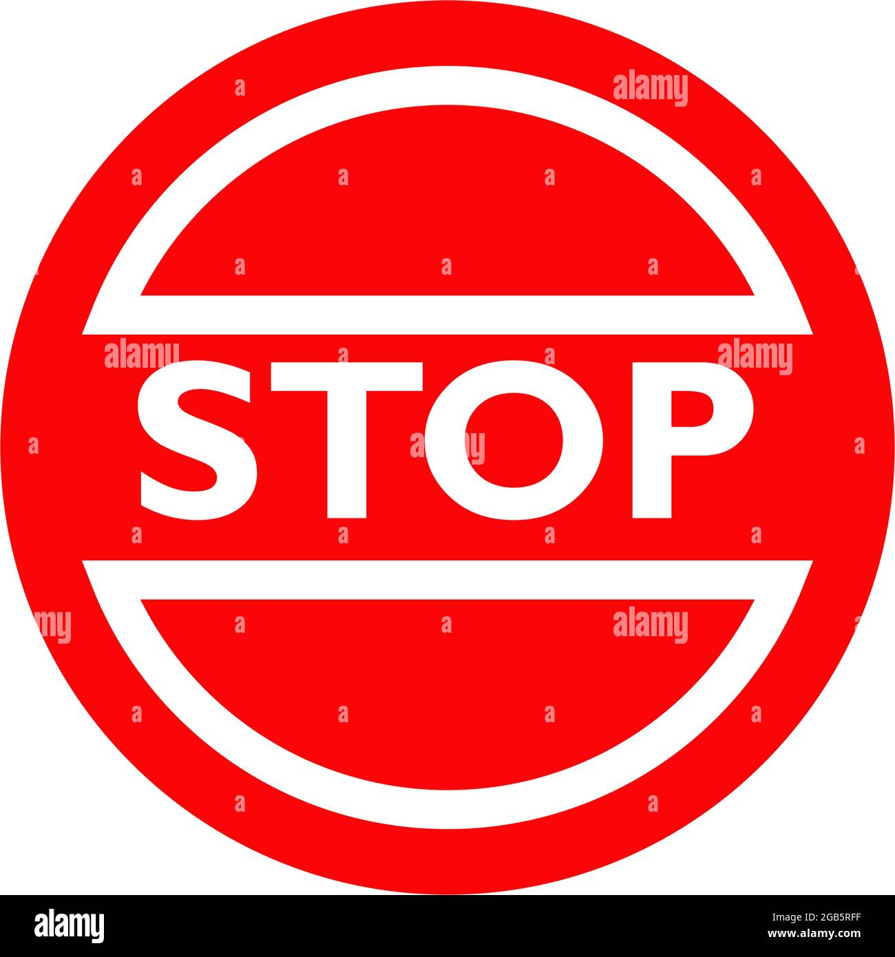 Stop sign logo design vector template Stock Vector Image & Art - Alamy