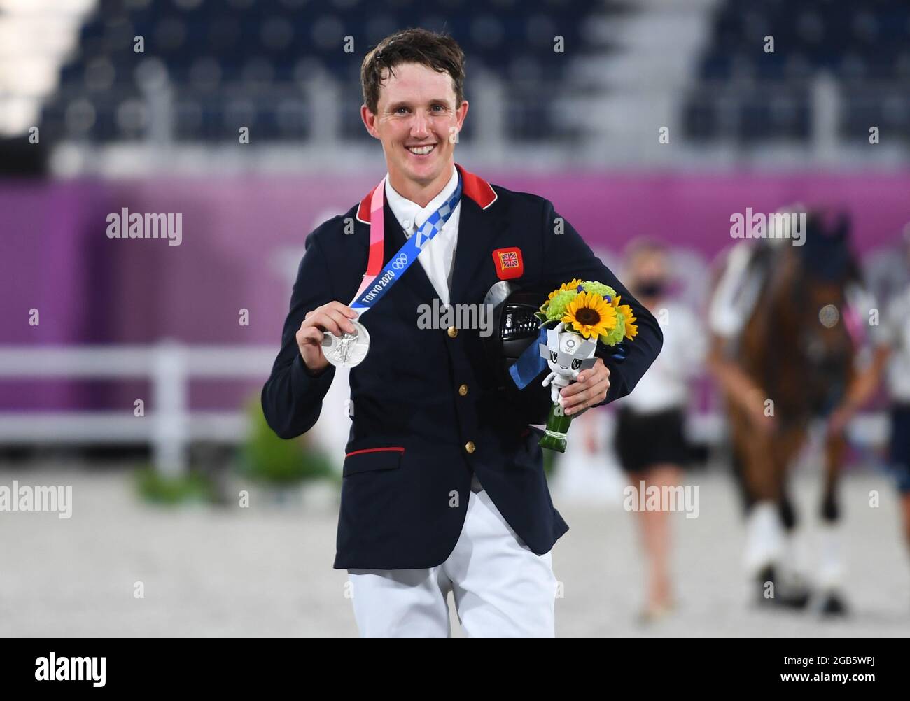 Tokyo, Japan. 2nd Aug, 2021. Tom McEwen of Great Britain poses with ...