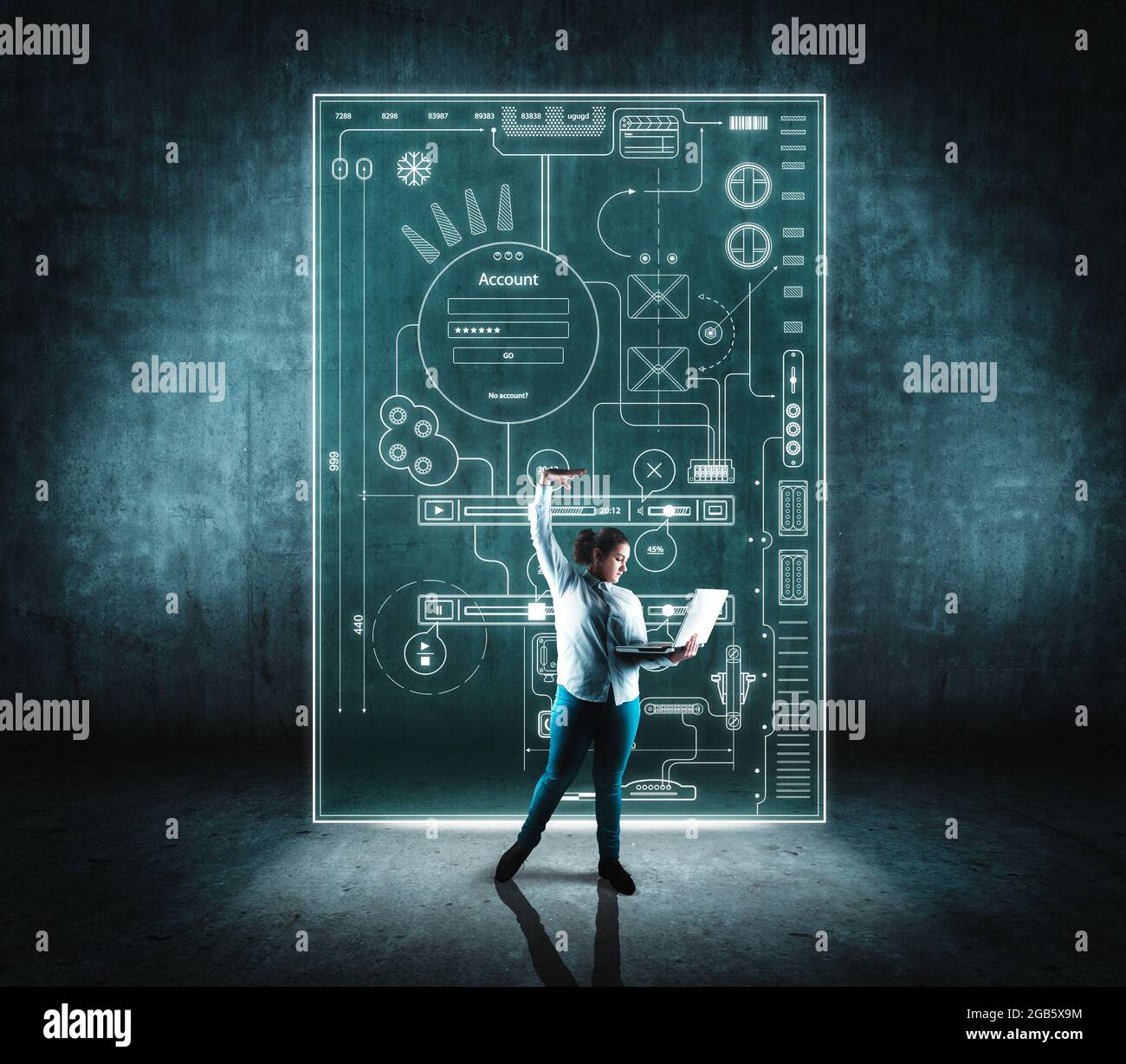 Digital layout hi-res stock photography and images - Alamy