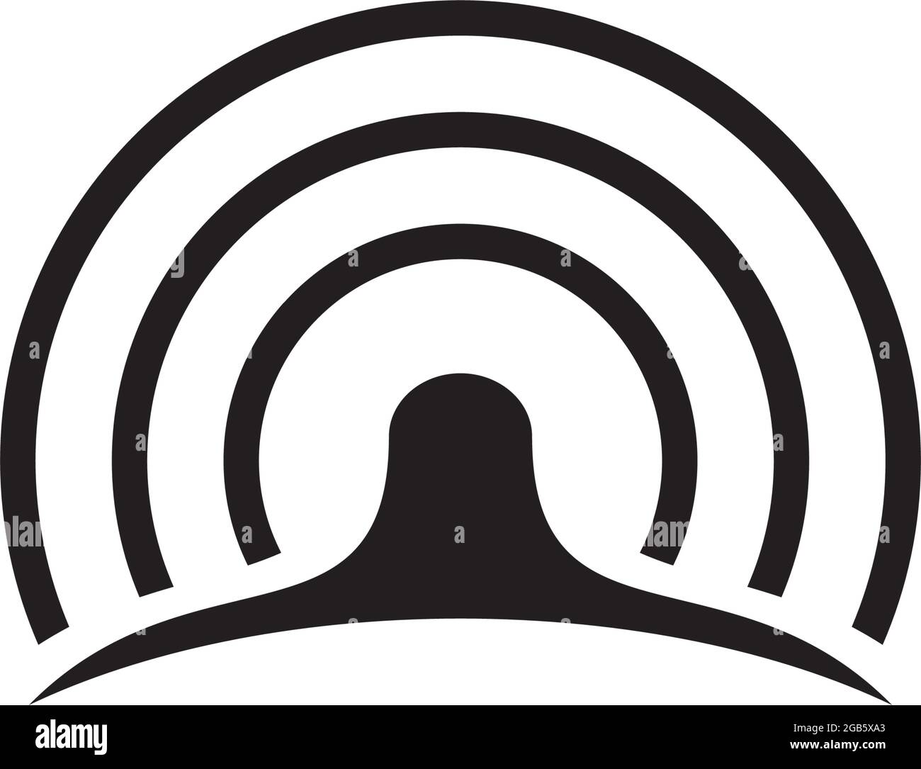 Signal icon logo design vector template Stock Vector Image & Art - Alamy