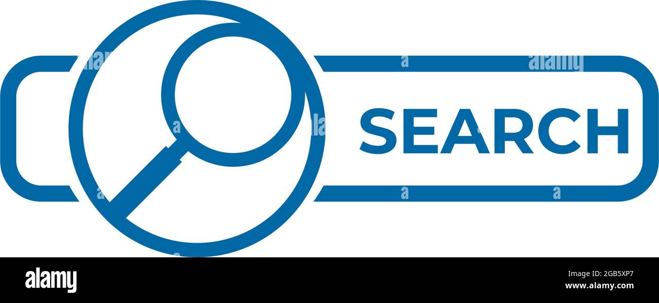 Search logo design incorporated with magnifying glass template Stock ...