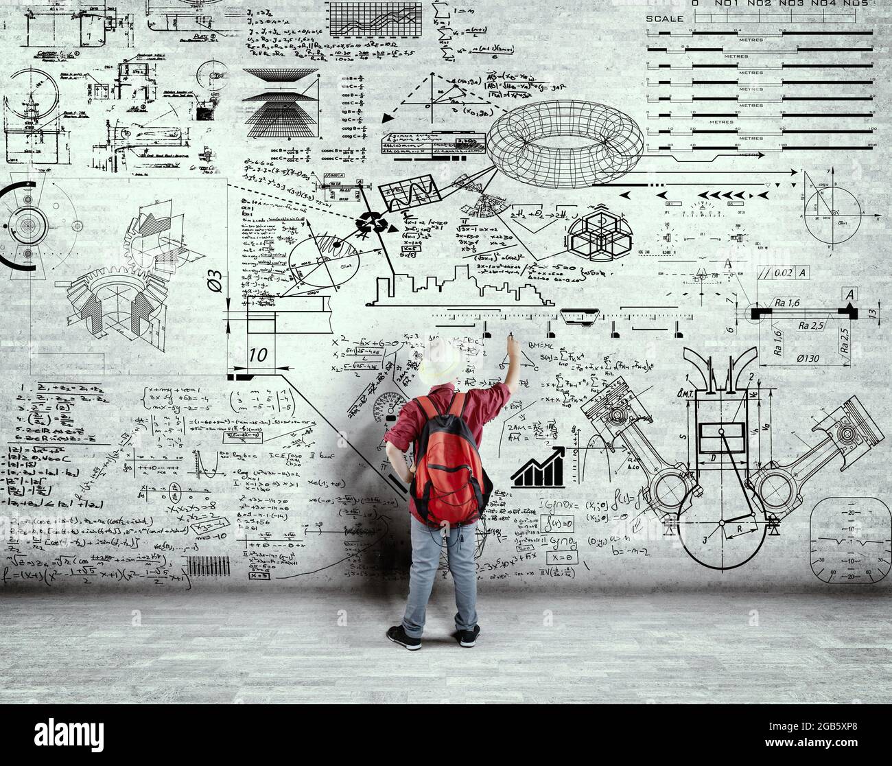 Kid solving problem hi-res stock photography and images - Alamy