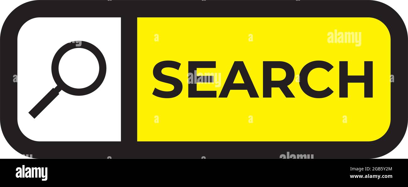 Search logo design incorporated with magnifying glass template Stock ...