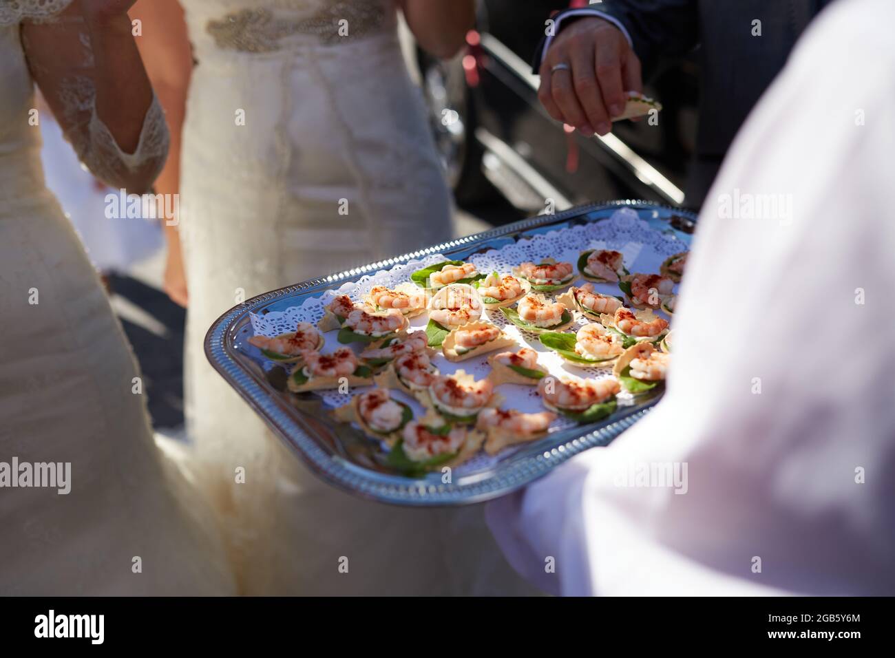 Canape presentation hi-res stock photography and images - Alamy