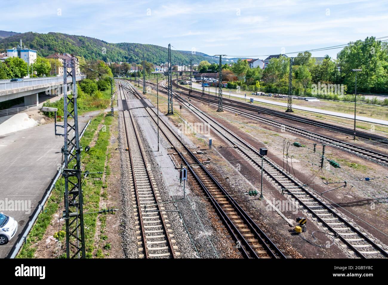 Heidelberg main railway station in Germany Stock Photo - Alamy