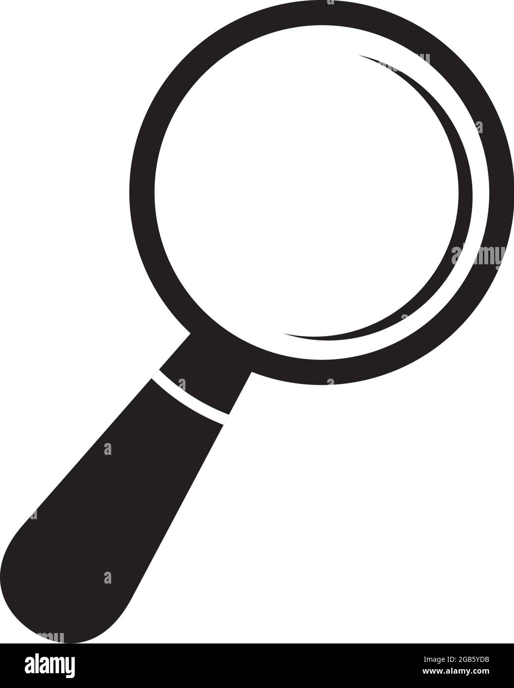 Search logo design incorporated with magnifying glass template Stock ...