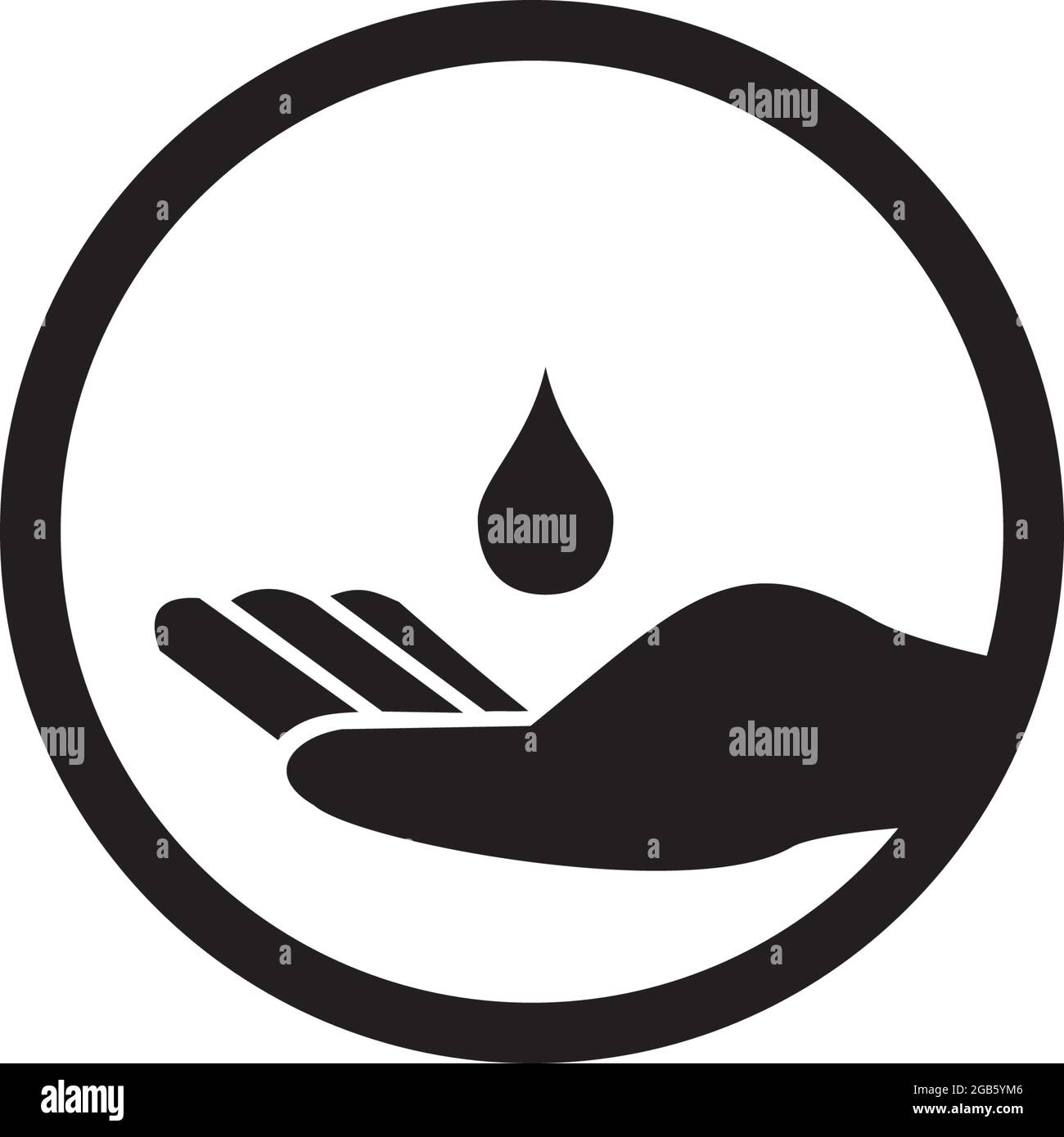 Hand sanitizer logo design vector template Stock Vector Image & Art - Alamy