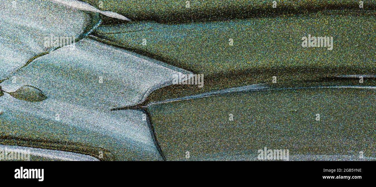 Dark blue green glitter abstract background. Aquamarine background with ...
