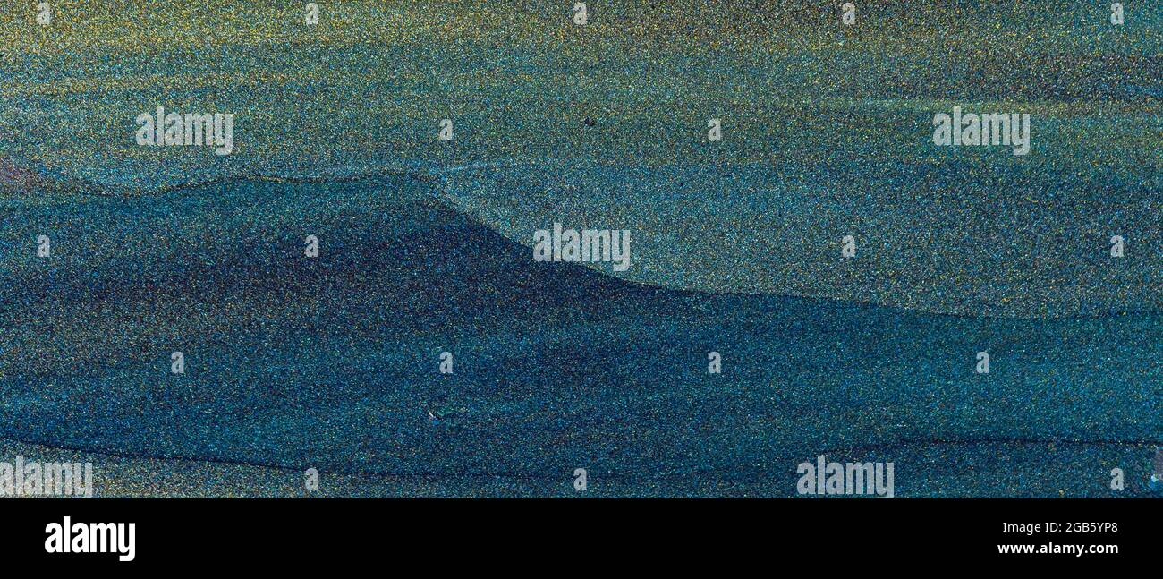 Dark blue green glitter abstract background. Aquamarine background with ...