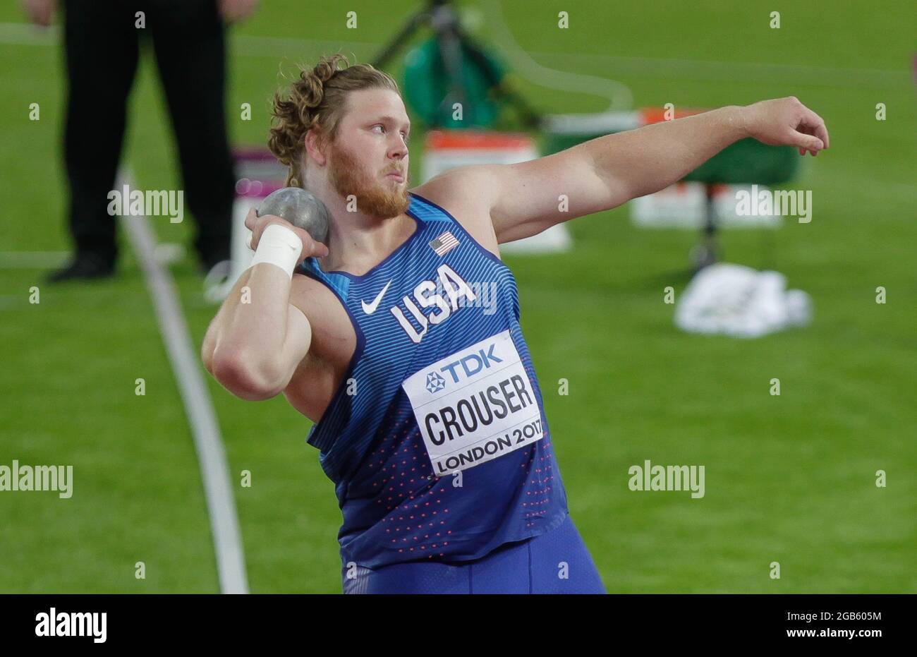during the Shot Put Men Final of the IAAF World Championships in ...