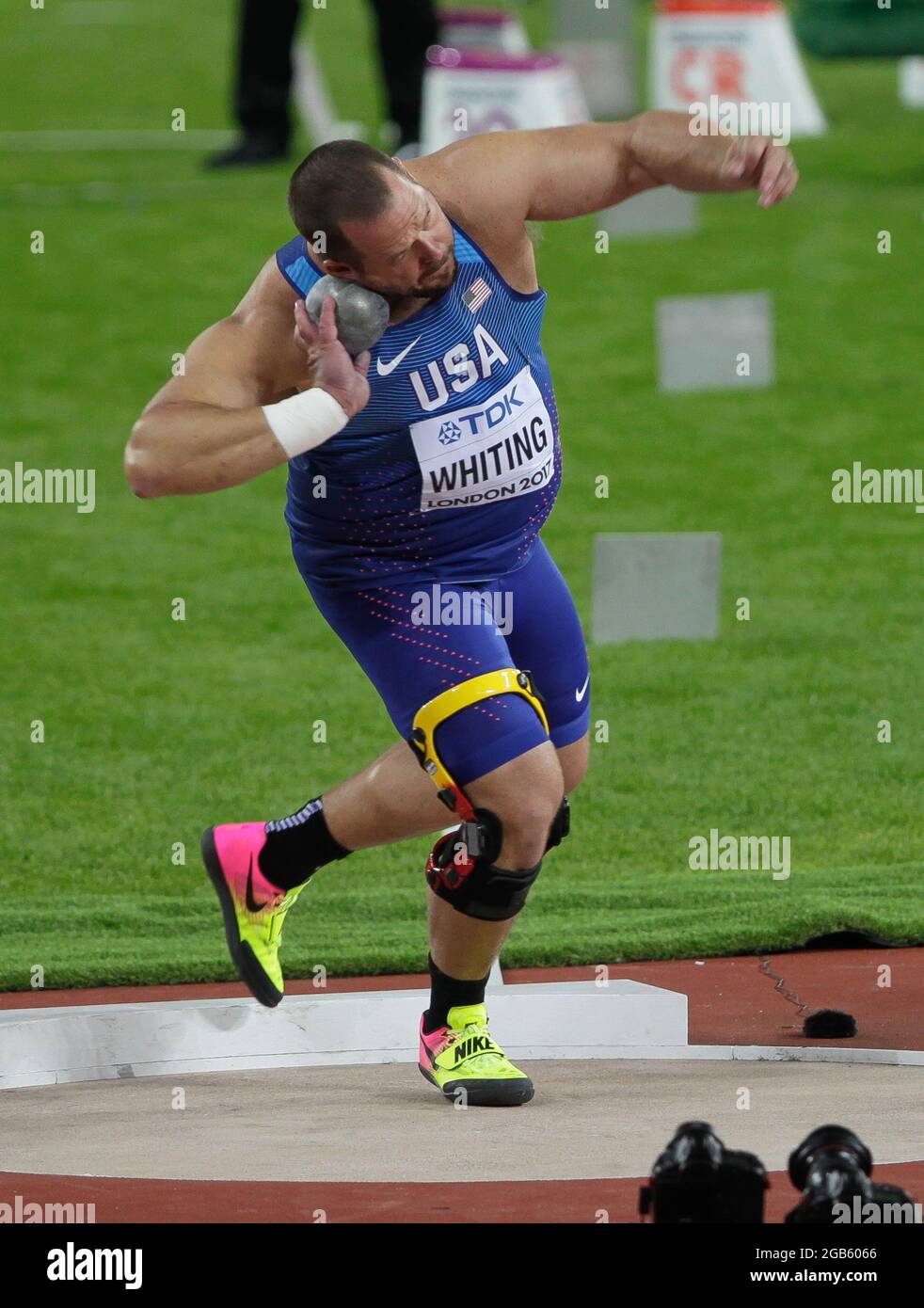during the Shot Put Men Final of the IAAF World Championships in ...