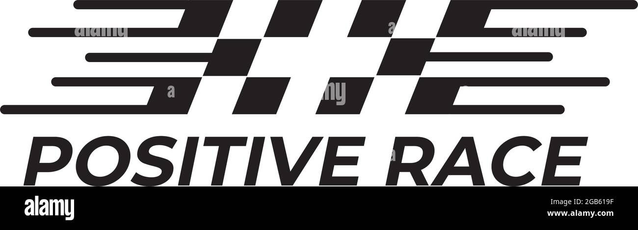 Race flag icon logo design vector template Stock Vector Image & Art - Alamy