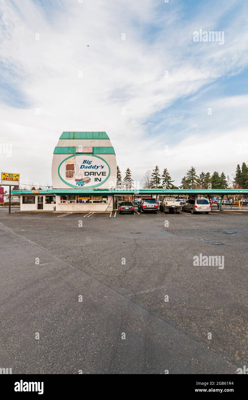 Big Daddy's Drive In in Auburn, Washington Stock Photo - Alamy