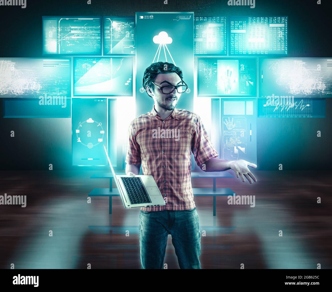 Global student lab hi-res stock photography and images - Alamy