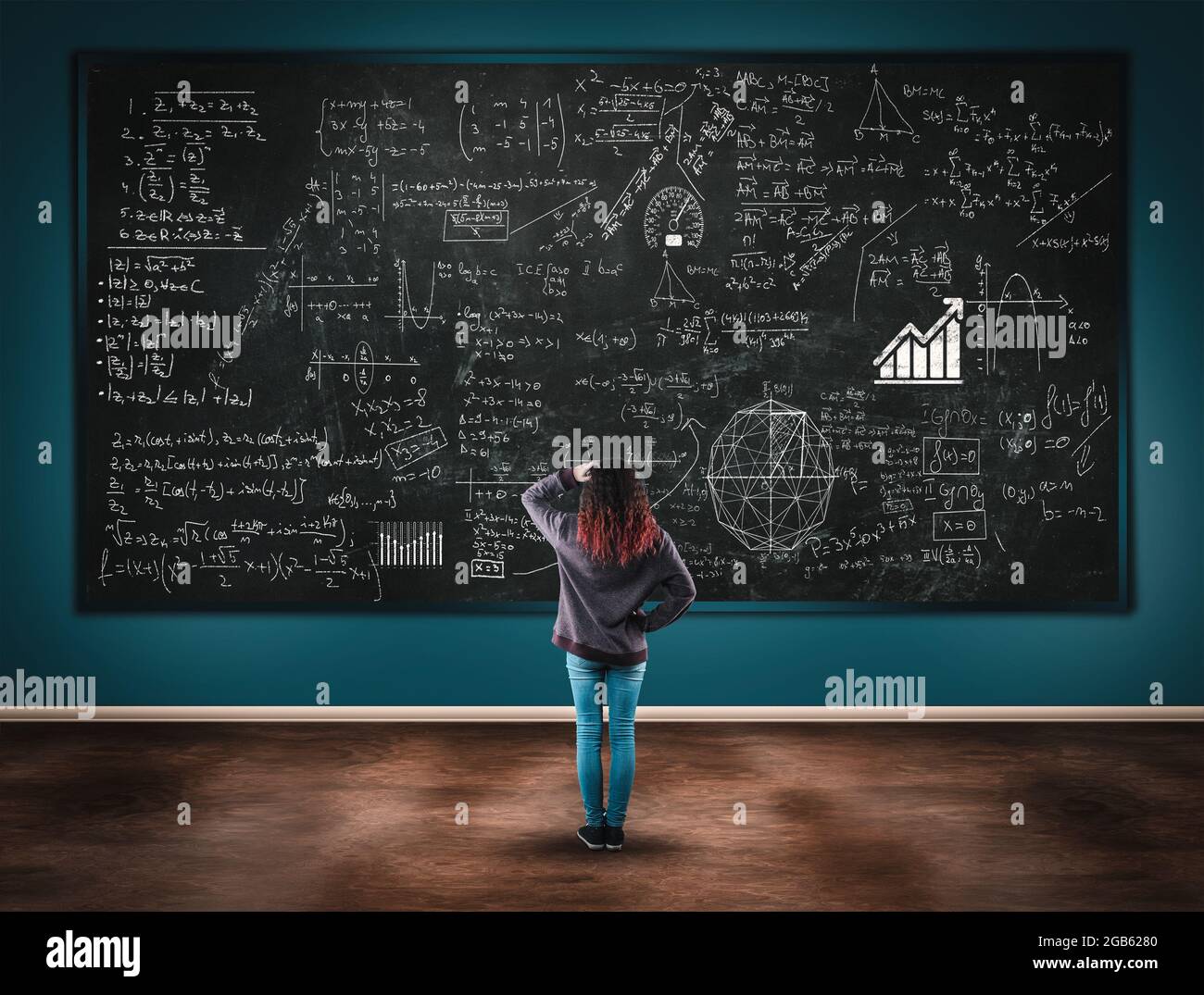 Confused student teacher hi-res stock photography and images - Alamy