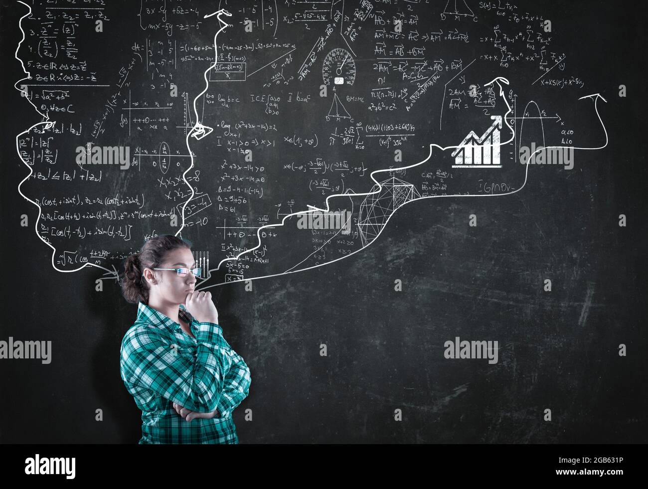 Complex problem chalkboard hi-res stock photography and images - Alamy