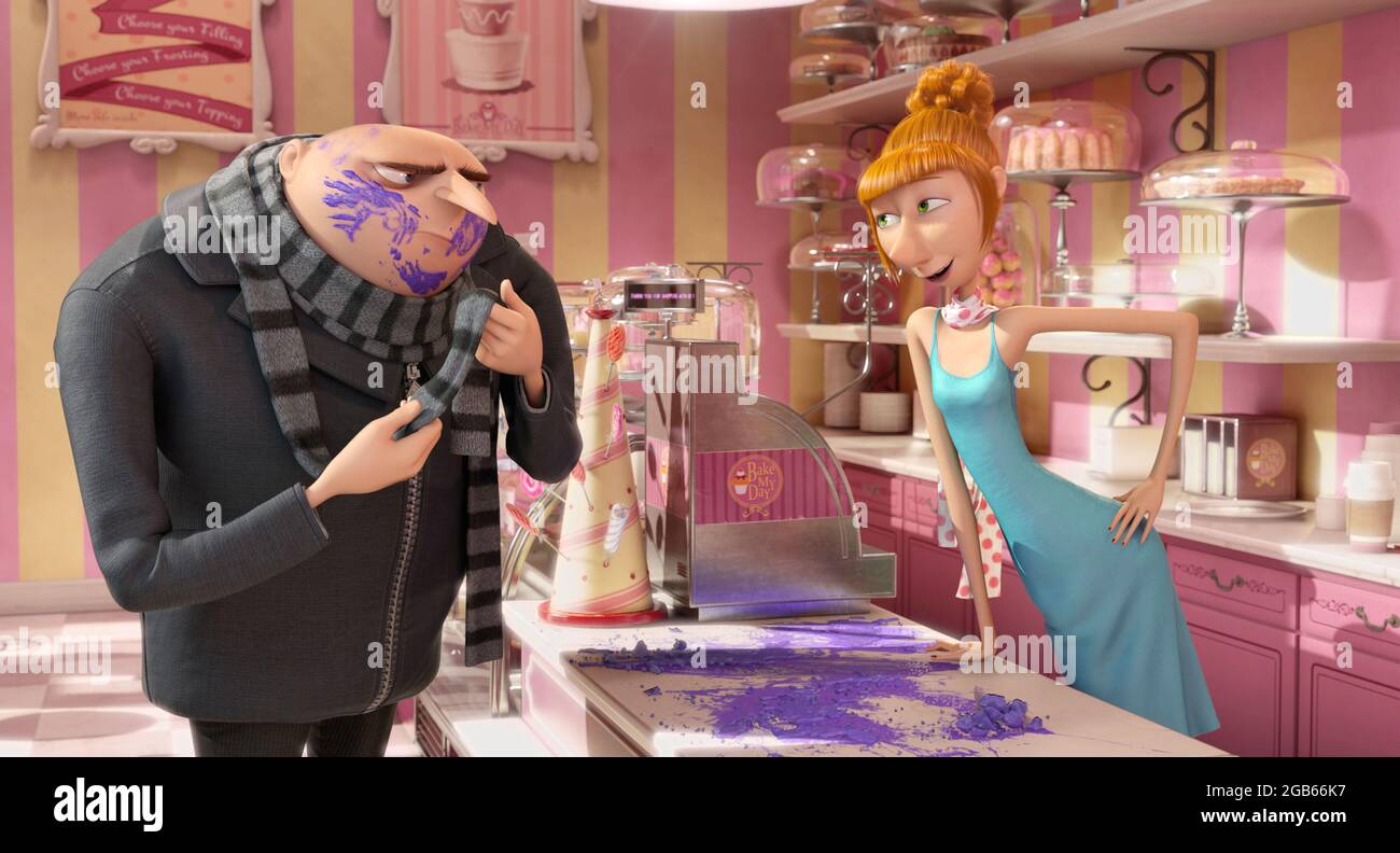 Los Angeles. CA. USA. Steve Carell and Kristen Wiig voicing Gru and ...