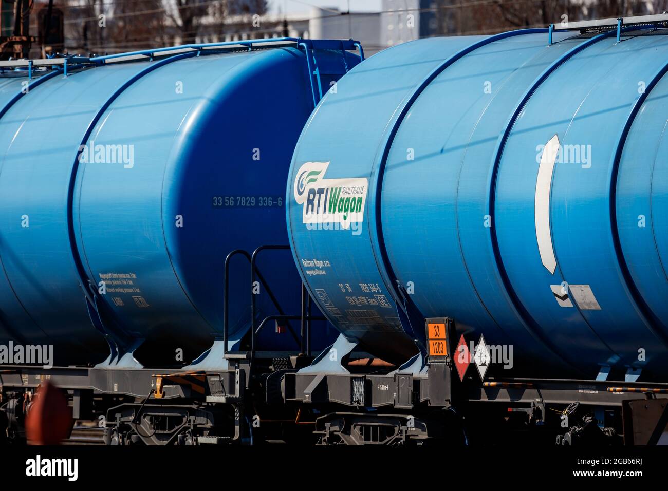 Budapest, Hungary - March 13, 2021: International train transportation ...