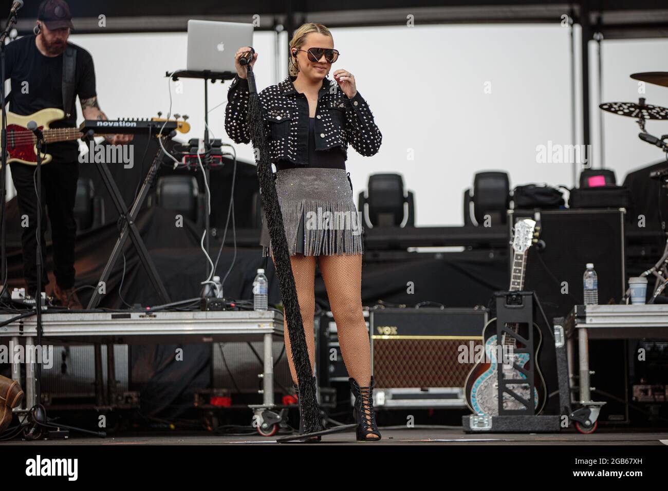 SInger Gabby Barrett performs during day three of the Watershed Music ...