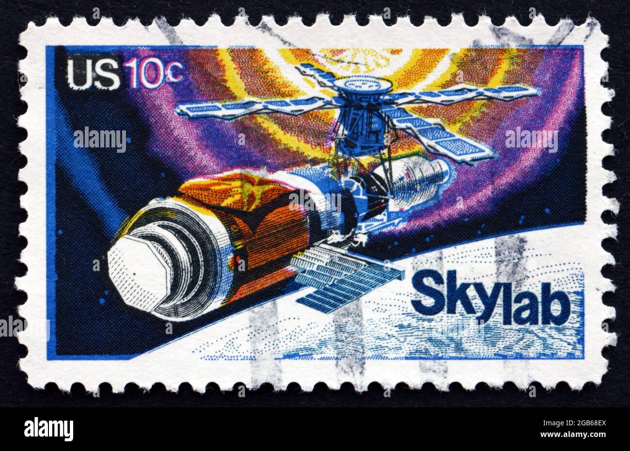 UNITED STATES OF AMERICA - CIRCA 1974: a stamp printed in the USA shows ...