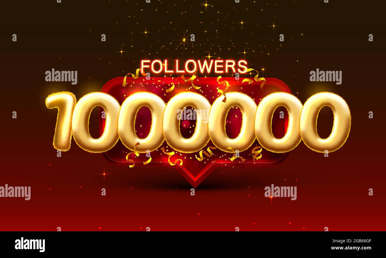 Thank you followers peoples, 1000k online social group, happy banner ...