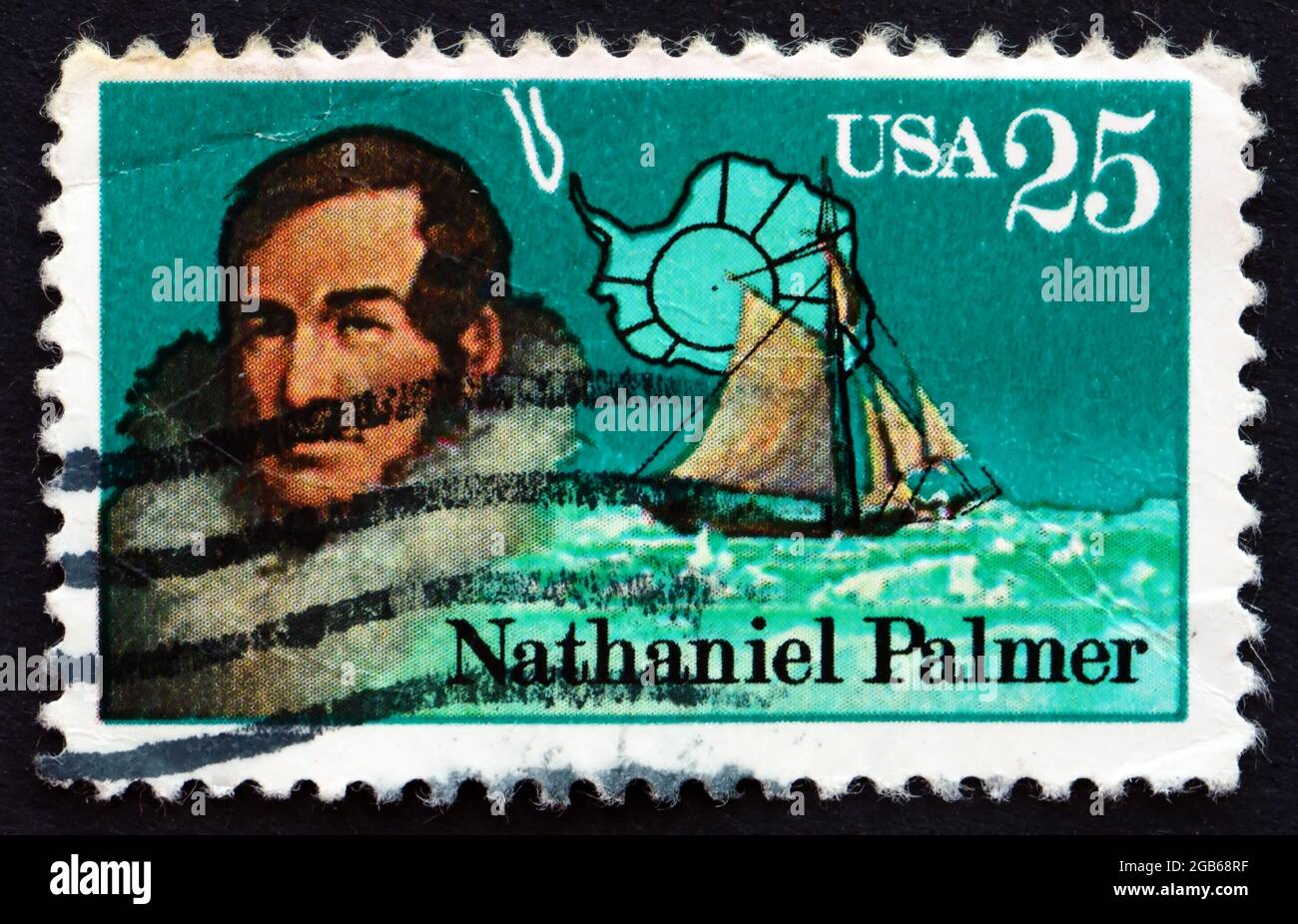 UNITED STATES OF AMERICA - CIRCA 1988: a stamp printed in the USA shows ...