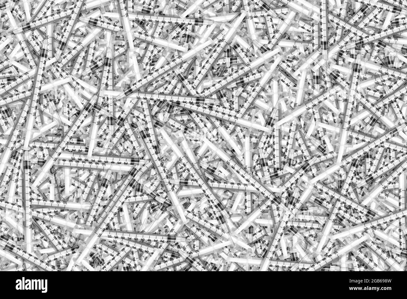 texture of new medical injection syringes Stock Photo - Alamy