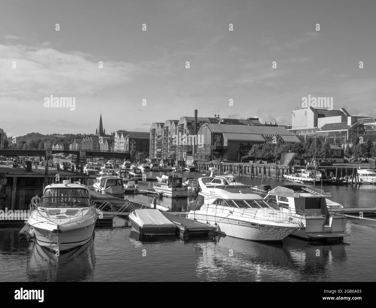 Trondheim tower Black and White Stock Photos & Images - Alamy