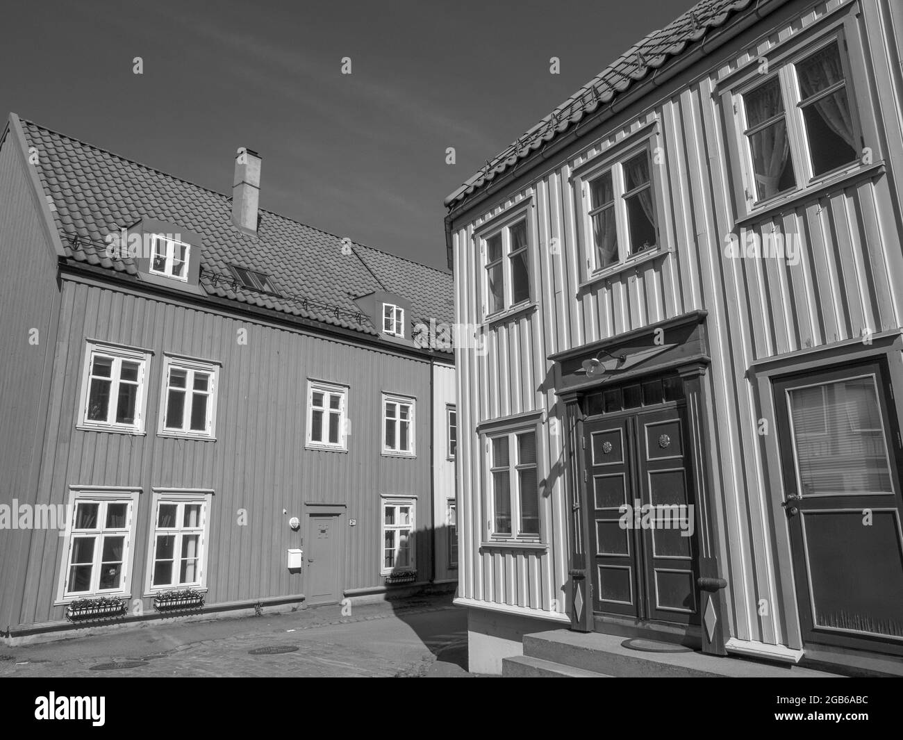Trondheim tower Black and White Stock Photos & Images - Alamy