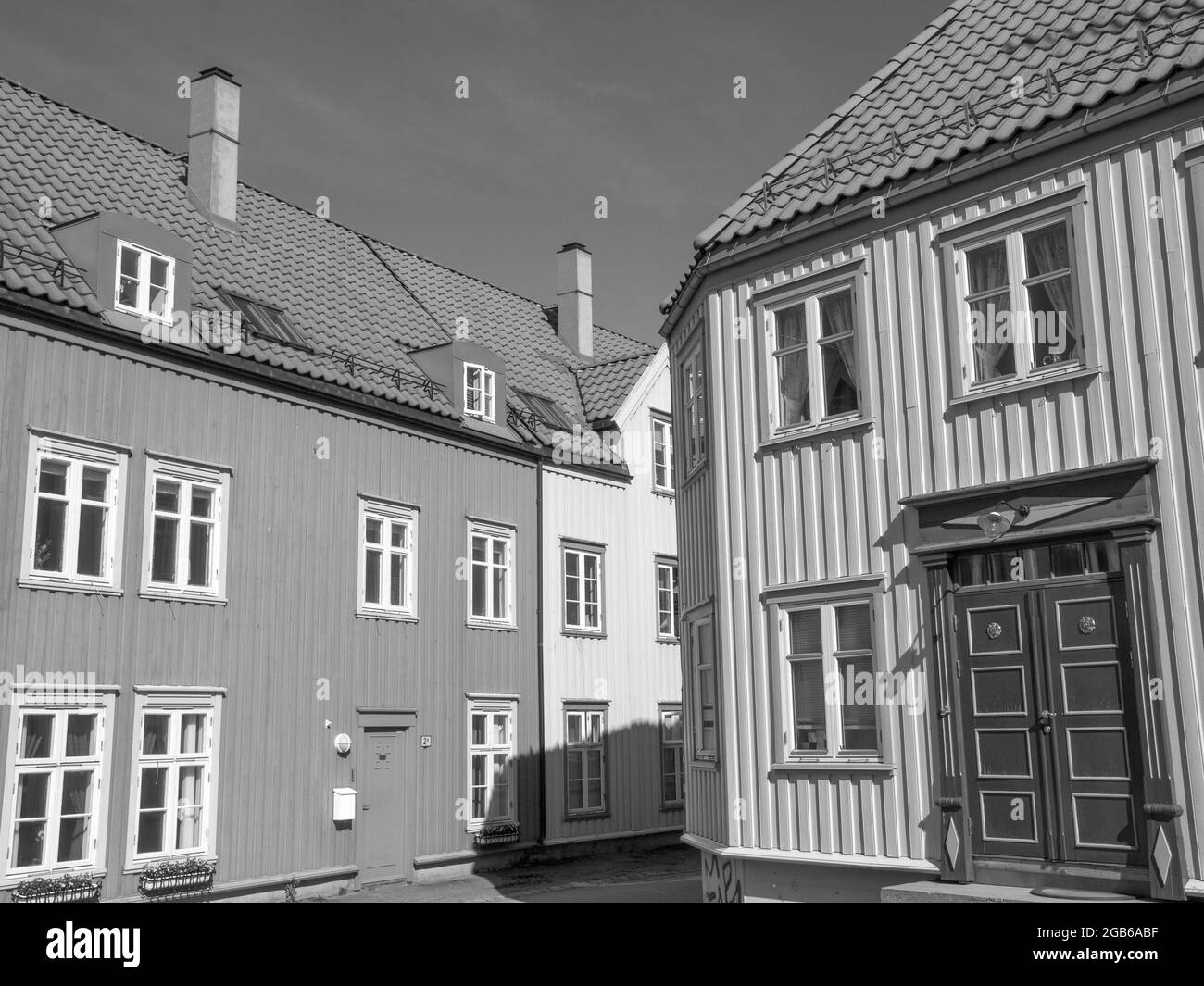 Trondheim tower Black and White Stock Photos & Images - Alamy