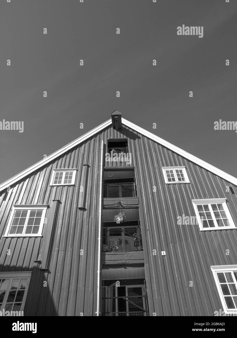 Trondheim tower Black and White Stock Photos & Images - Alamy