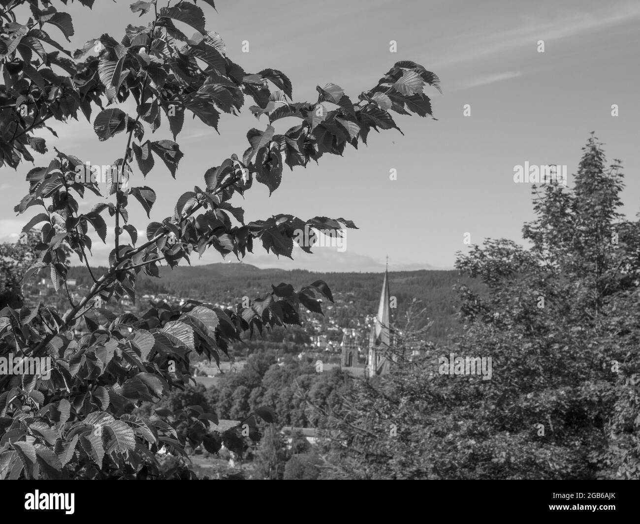 Trondheim tower Black and White Stock Photos & Images - Alamy