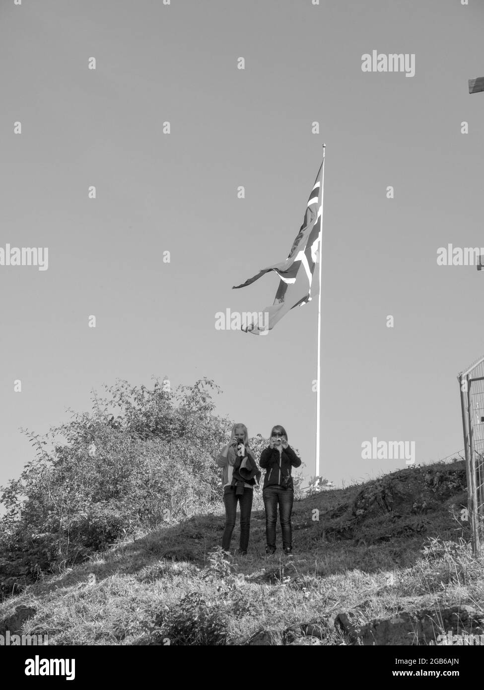 Trondheim tower Black and White Stock Photos & Images - Alamy